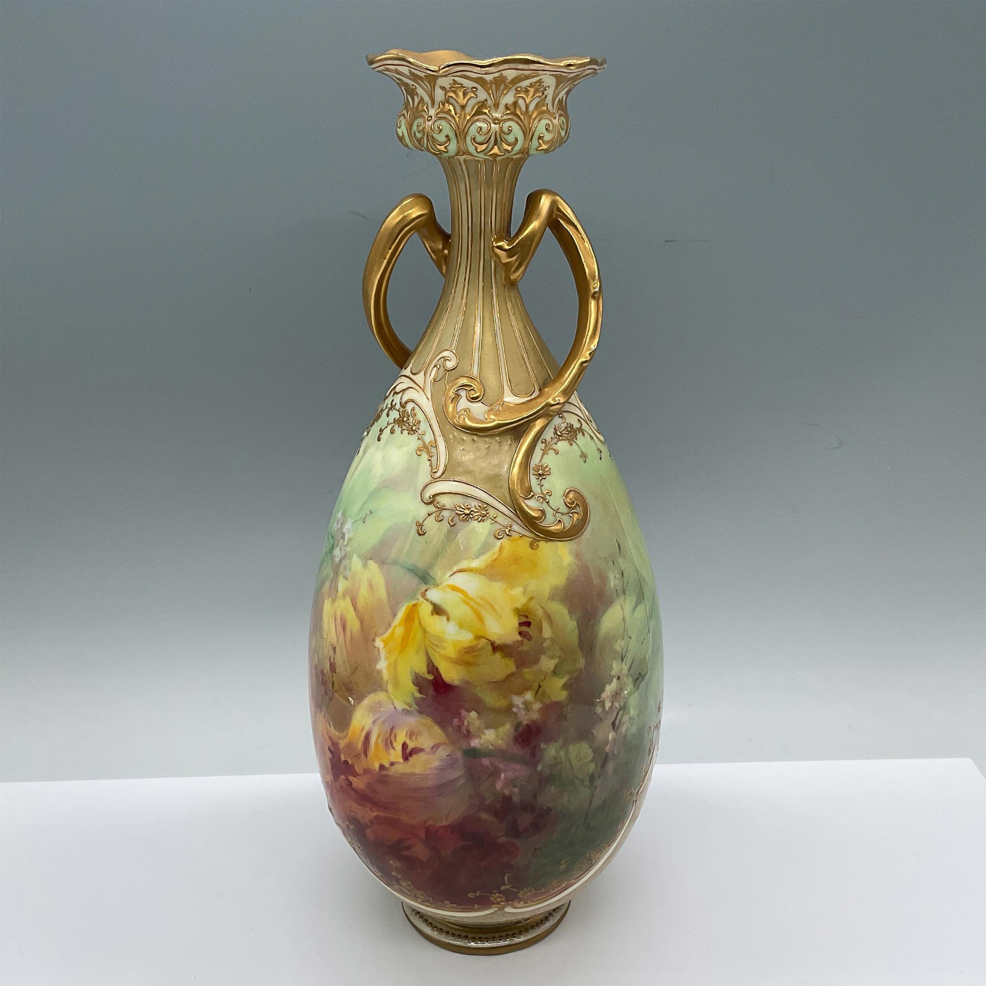 Edward Raby | Doulton Burslem Porcelain Luscian Ware Vase by Edward ...