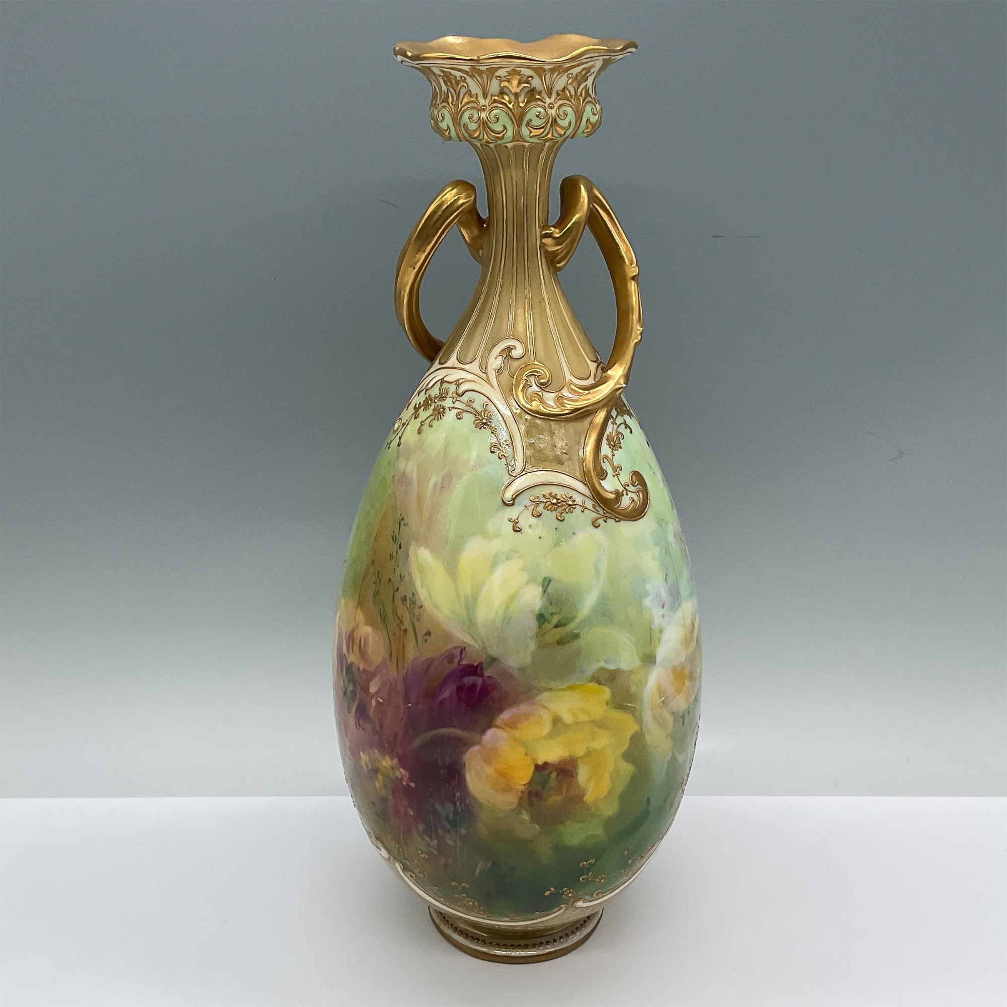Edward Raby | Doulton Burslem Porcelain Luscian Ware Vase by Edward ...