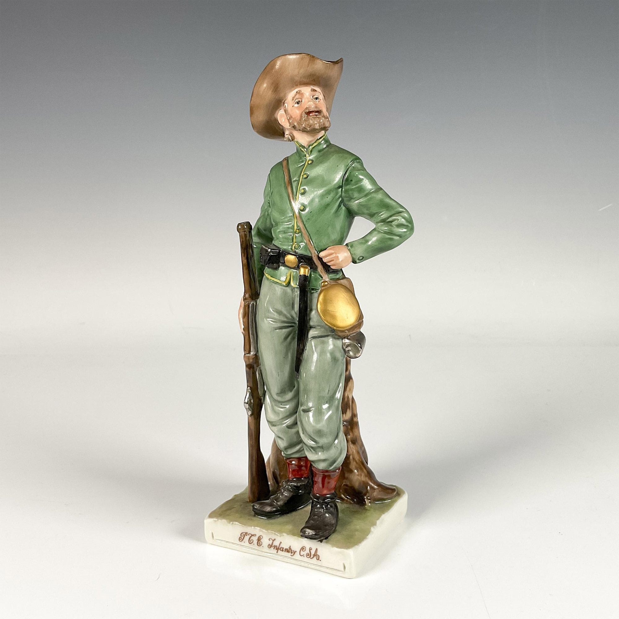 Capodimonte Porcelain | Capodimonte Porcelain Figurine, Infantry CSA ...