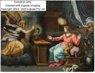 Jacob de Backer | The Annunciation | MutualArt