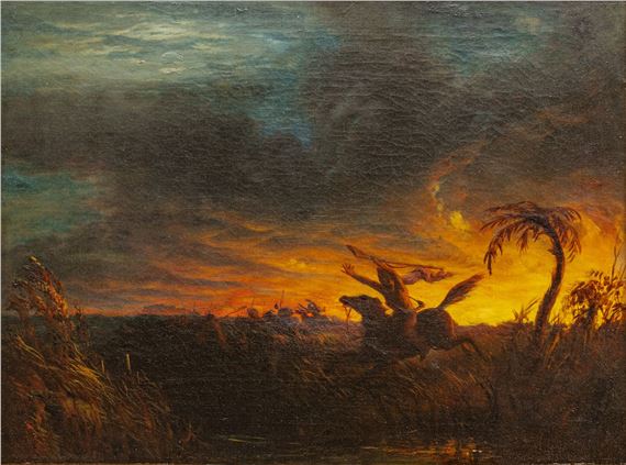 Charles Ferdinand Wimar | The War Party (1860) | MutualArt
