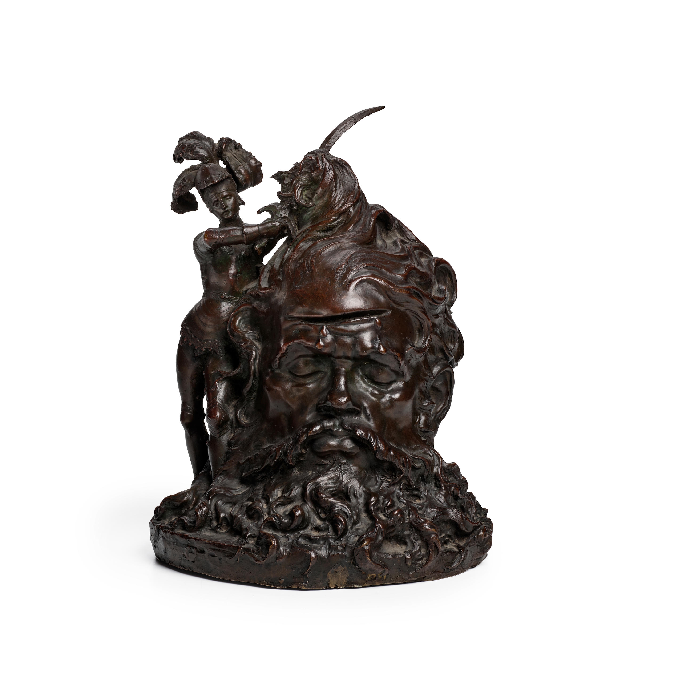 Luca Madrassi | A PATINATED BRONZE FIGURAL GROUP (1899) | MutualArt