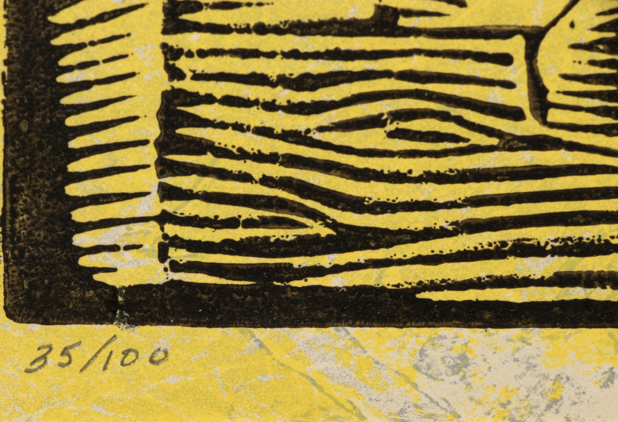 Edgar Louis Yaeger | 1904-1997) Unframed Block Print | MutualArt