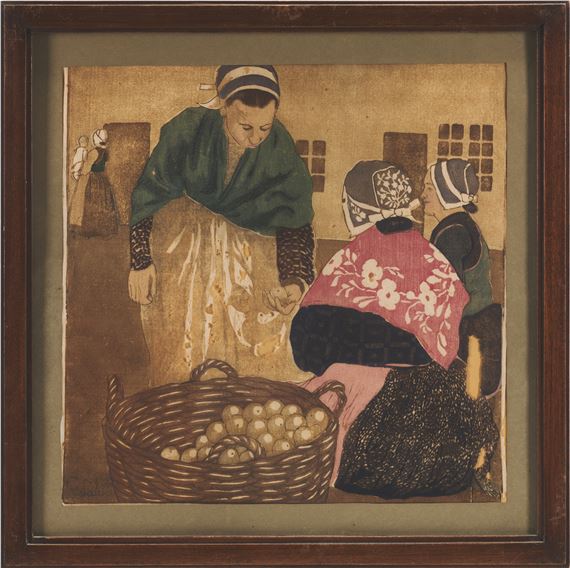 Carl Moser | Breton Fishergirl (1906) | MutualArt