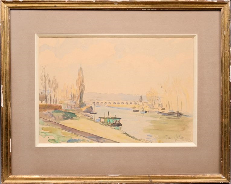 Jean Helleu | The Port of Marly | MutualArt