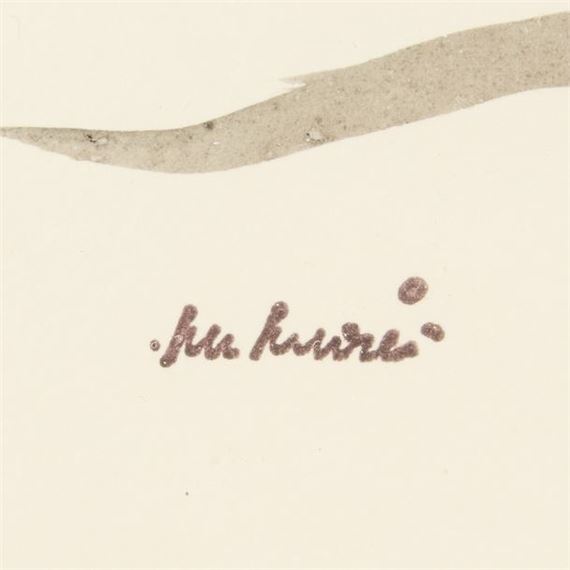 Albert André | Woman putting on her stockings | MutualArt