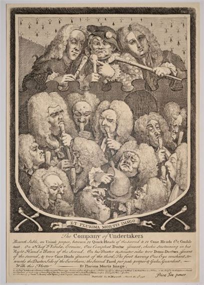 William Hogarth | The Laughing audience - The Company of undertakers ...