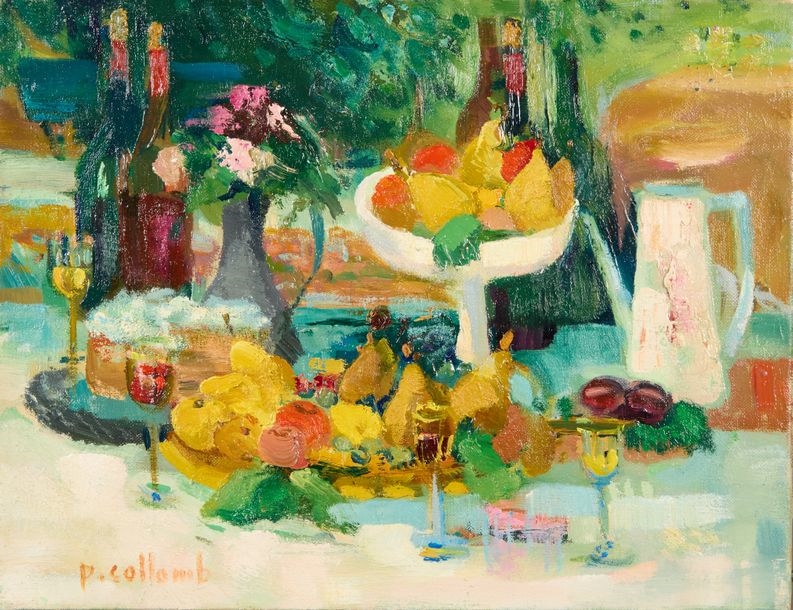 Paul Collomb | La table au dessert | MutualArt