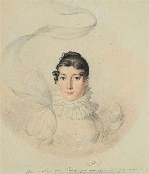 Jean Baptiste Isabey | Attributed to Jean Baptiste ISABEY Portrait of a ...