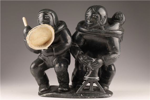 Adamie Anauta | Adamie Anauta Anautak Inuit Soapstone Group (1985 ...