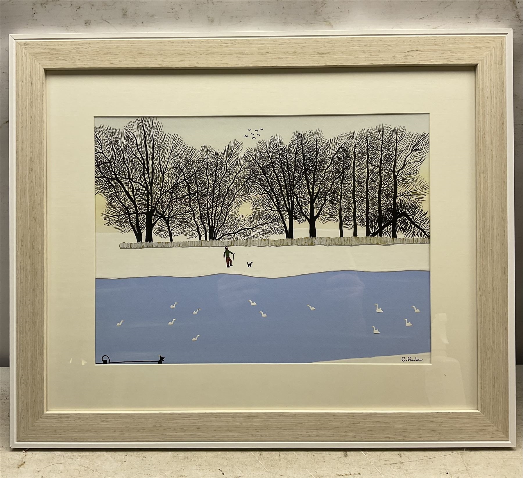 Gordon Barker | 'A Walk in the Snow' | MutualArt