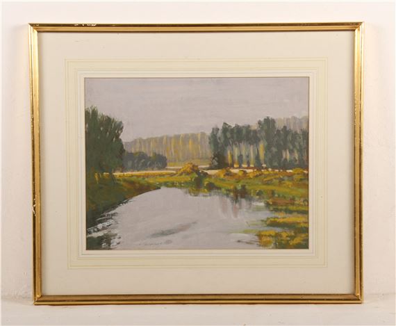 Noel Dennes | Norfolk Broads landscape | MutualArt