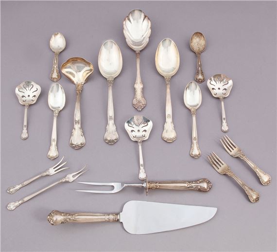 Sterling | Goram Chantilly Sterling Silver Serving Flatware | MutualArt