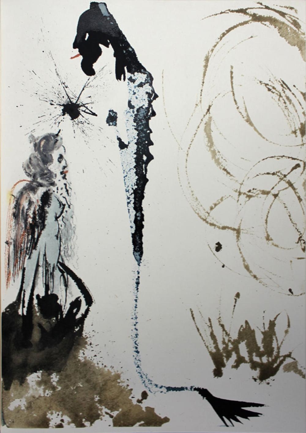 Salvador Dalí | Dali 1967 Biblia Sacra Lithograph Idol Gods Framed ...