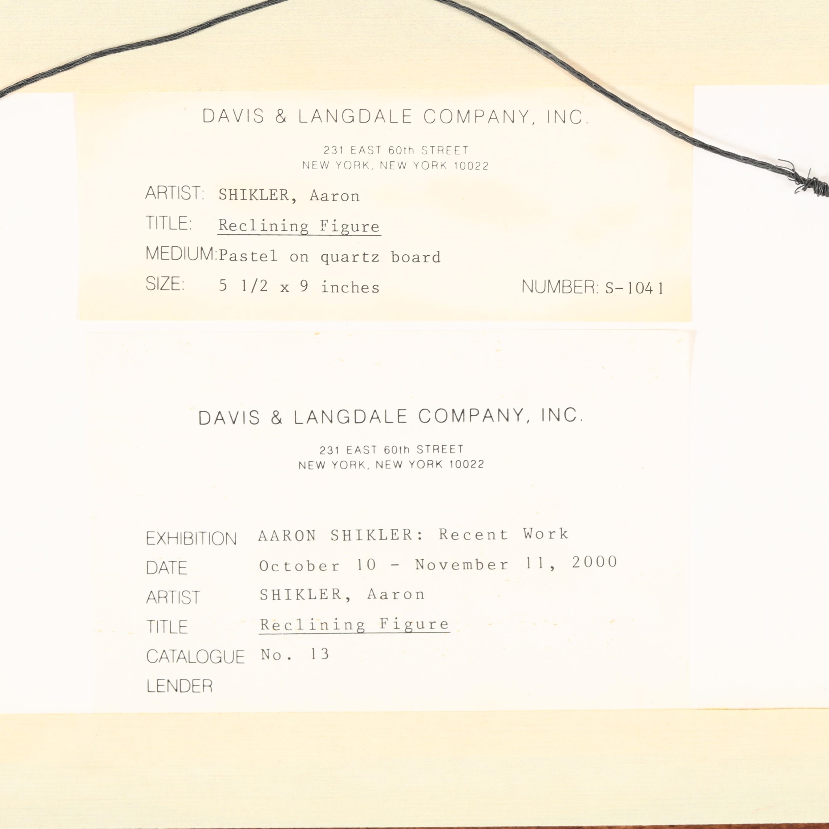 Aaron Shikler | Reclining Figure (2000) | MutualArt