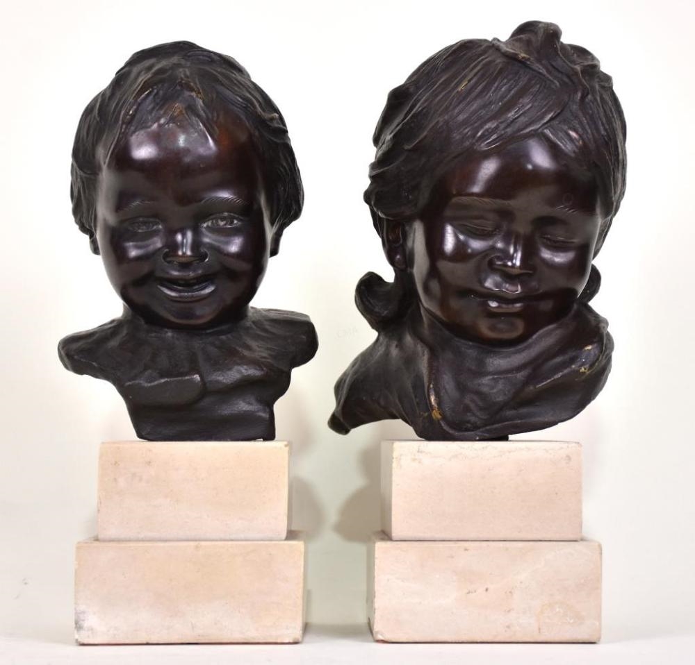 French School, 19th Century | A pair of French 19th century bronze ...