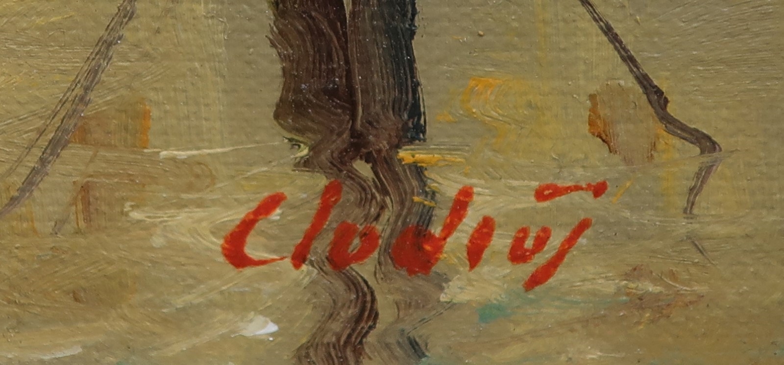 G. Lloyd | Anchoring fish boats with seagulls | MutualArt