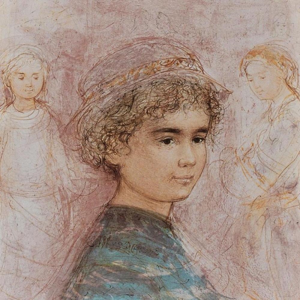 Edna Hibel | Numbered and Hand Signed with Certificate of Authenticity ...
