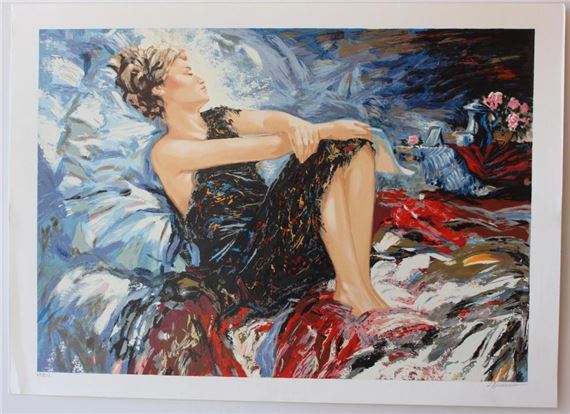 Sergey Ignatenko | Sergey Ignatenko- Original Serigraph on Paper Sleeping Beauty | MutualArt