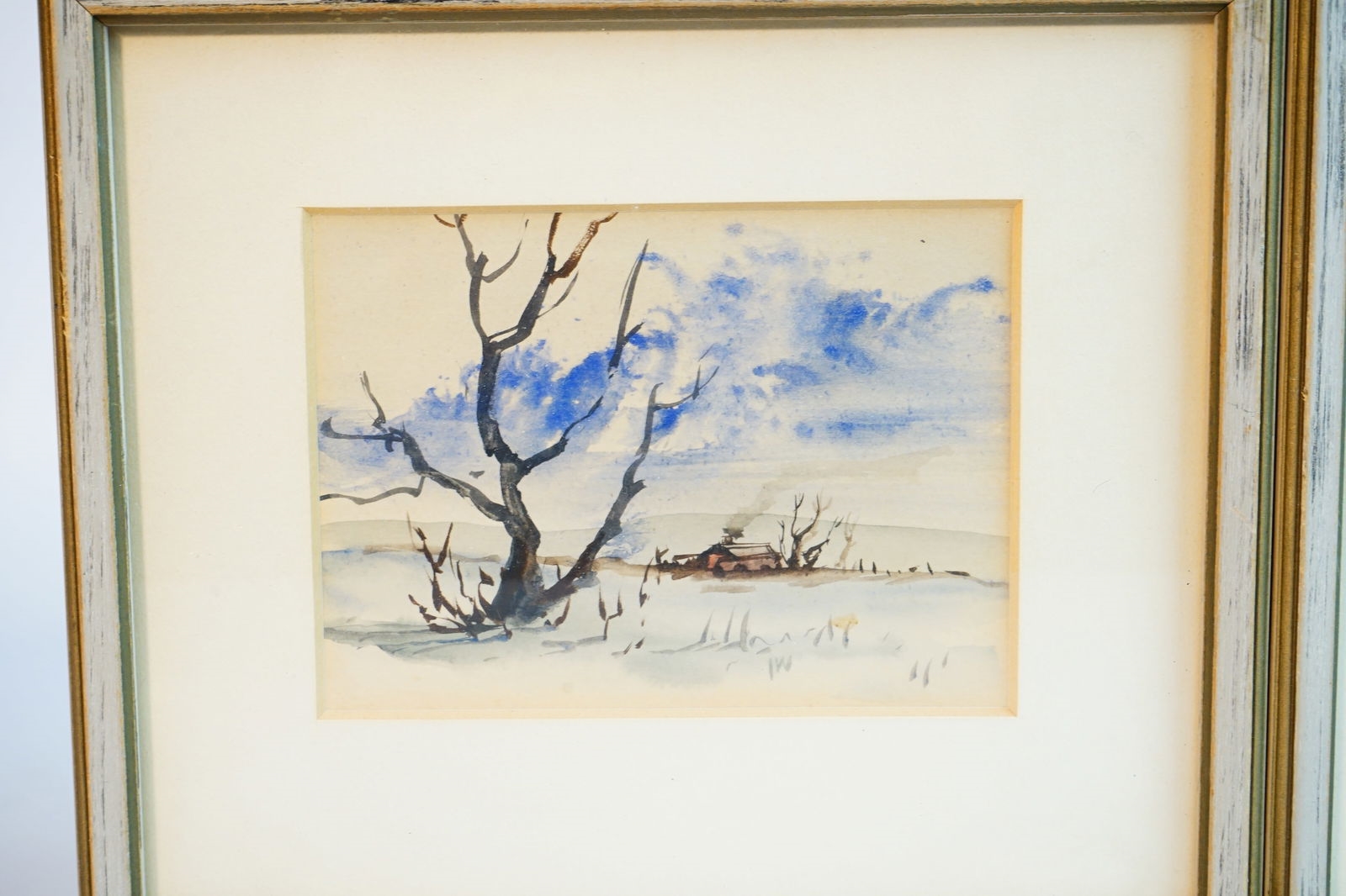 Joseph Wrobel | Pair of 1950s Watercolor Paintings | MutualArt