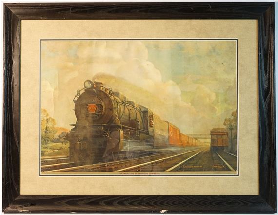 Grif Teller | Pennsylvania Railroad 1937 Poster (1937) | MutualArt