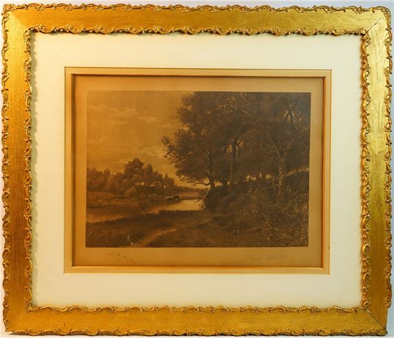 Patrick Vincent Berry | Pastoral Landscape Black & White Etching ...