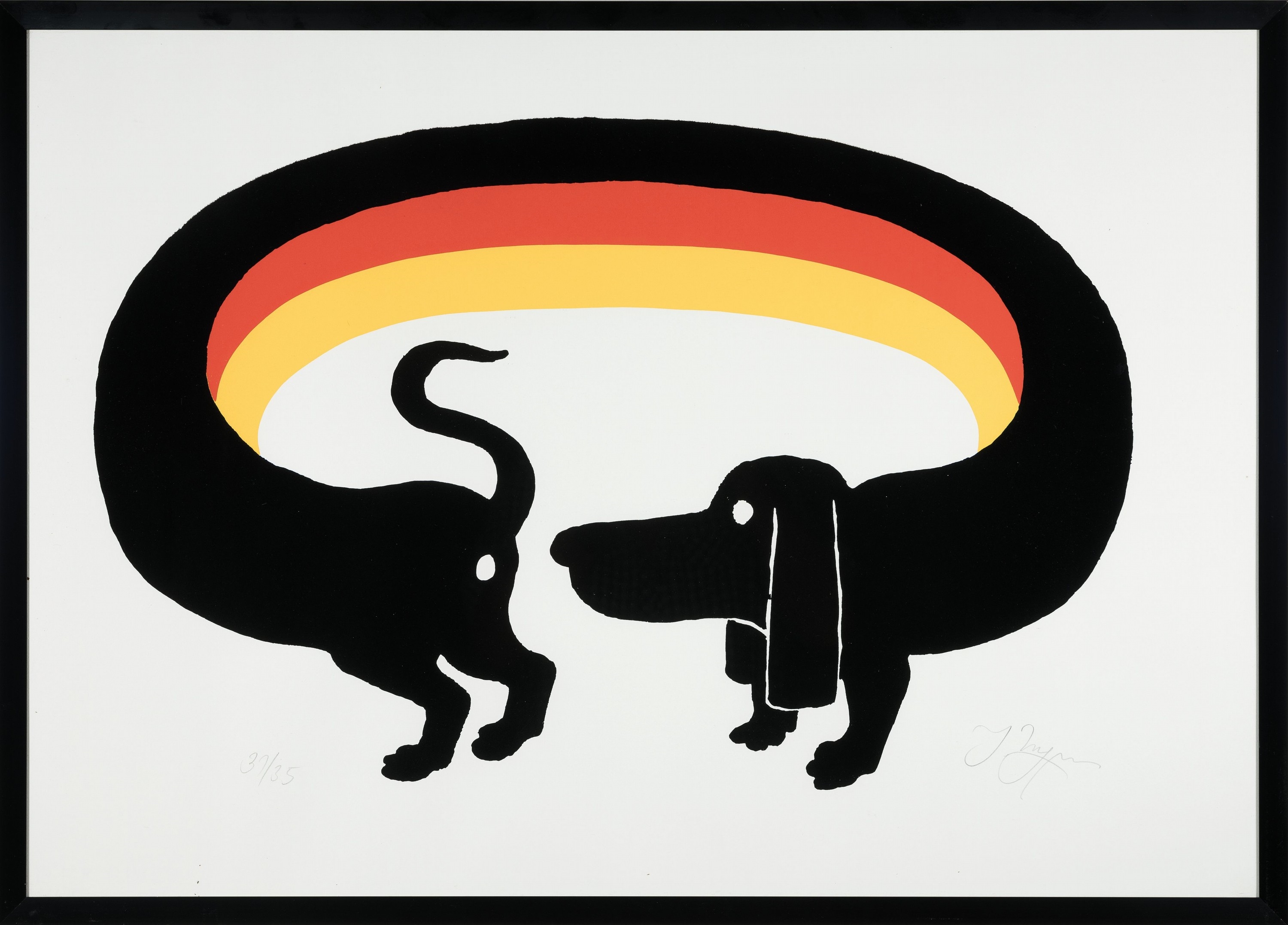 Tomi Ungerer | serigraph on thick cardboard (1959) | MutualArt