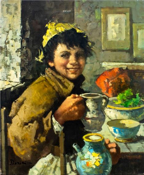 Augustus Dorini | A Yong Italian Boy (titled on label | MutualArt