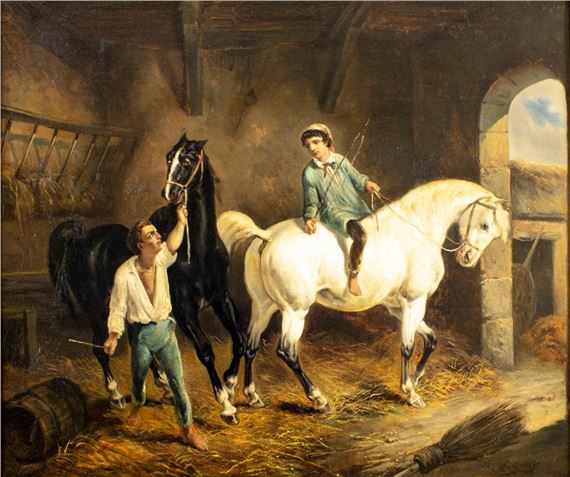 Louis-Claude Malbranche | Stable Scene | MutualArt