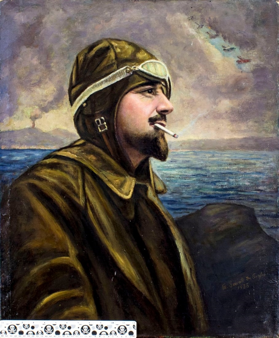 Francisco Savati de Corfu | Portrait of Italian Aviator and Politician ...