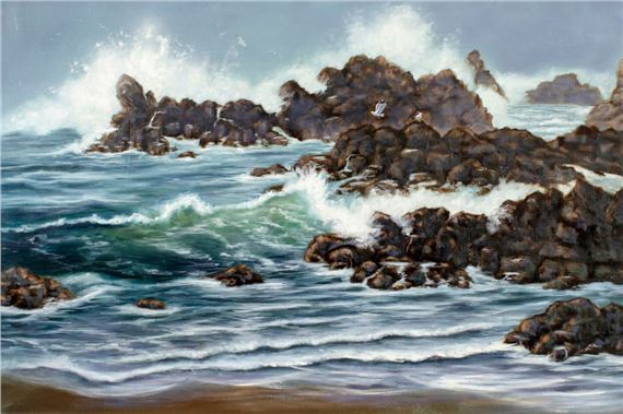 Glen Fortune Banse | Rocky Coast | MutualArt