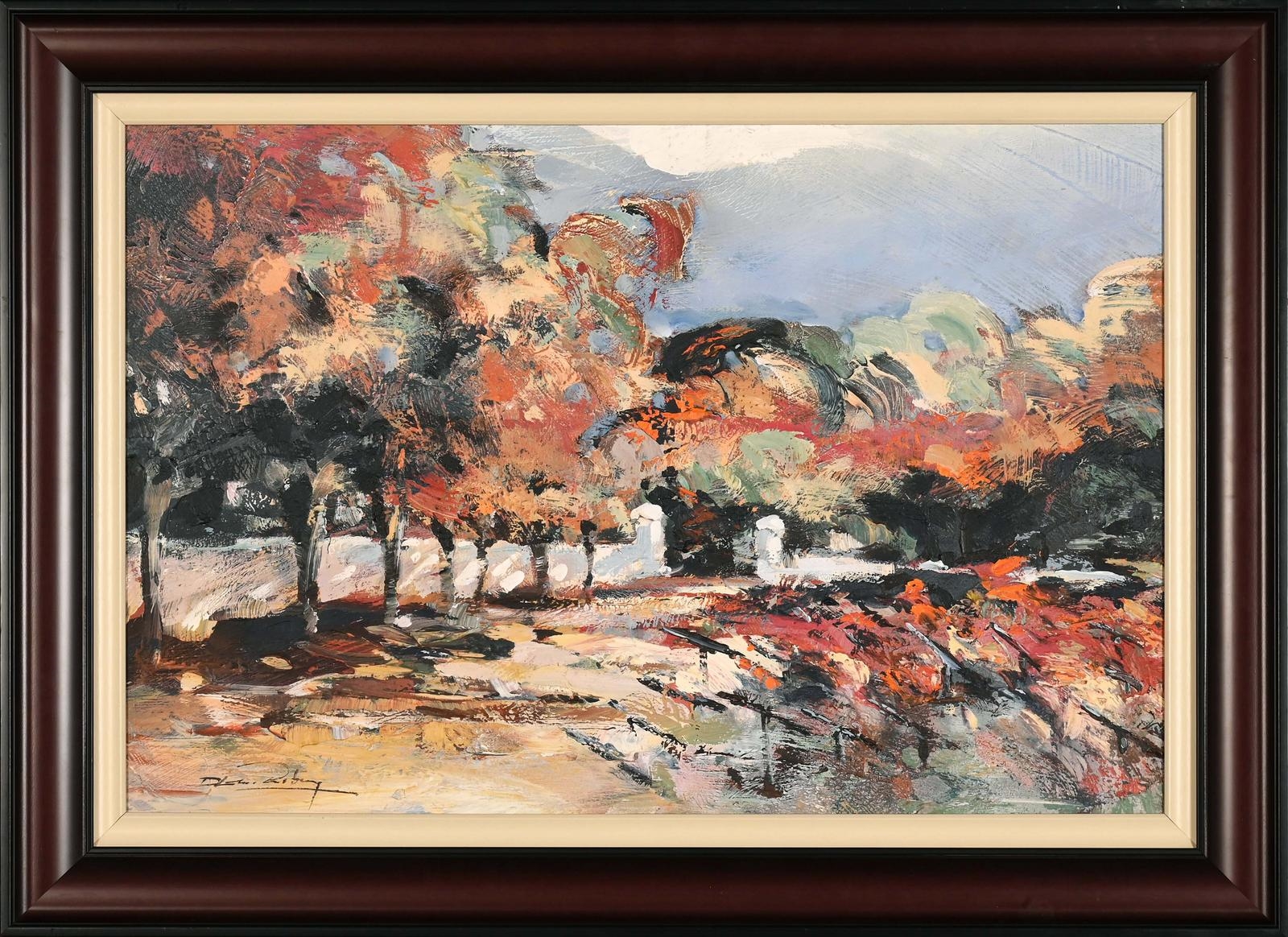 Derric Van Rensburg | Trees and Wall | MutualArt