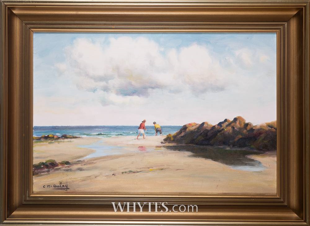 Charles J. McAuley | BEACH SCENE | MutualArt