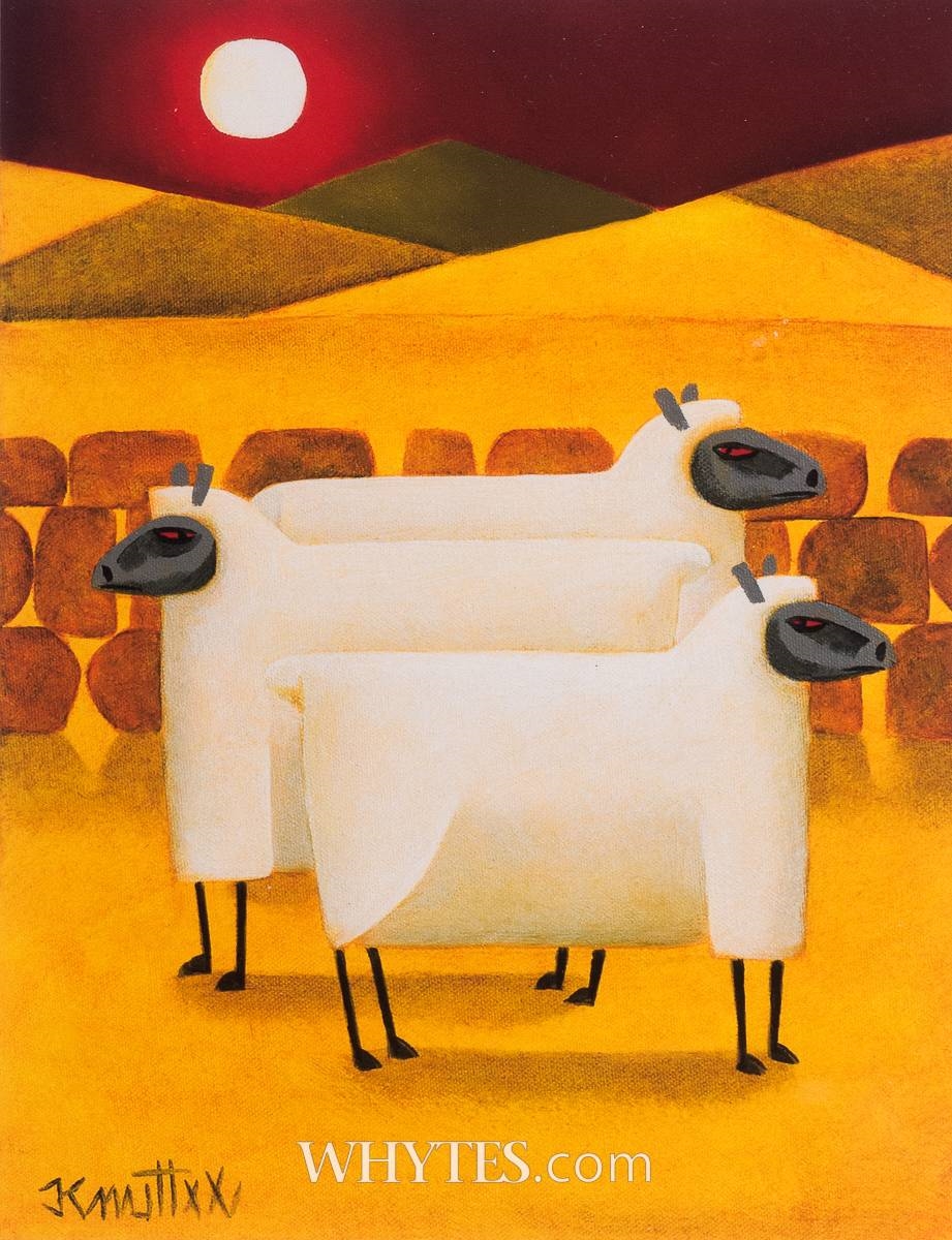 Graham Knuttel | THREE SHEEP | MutualArt