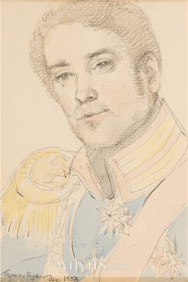 Thomas Ryan | MALE FIGURE IN DRESS UNIFORM, 1983 (1983) | MutualArt