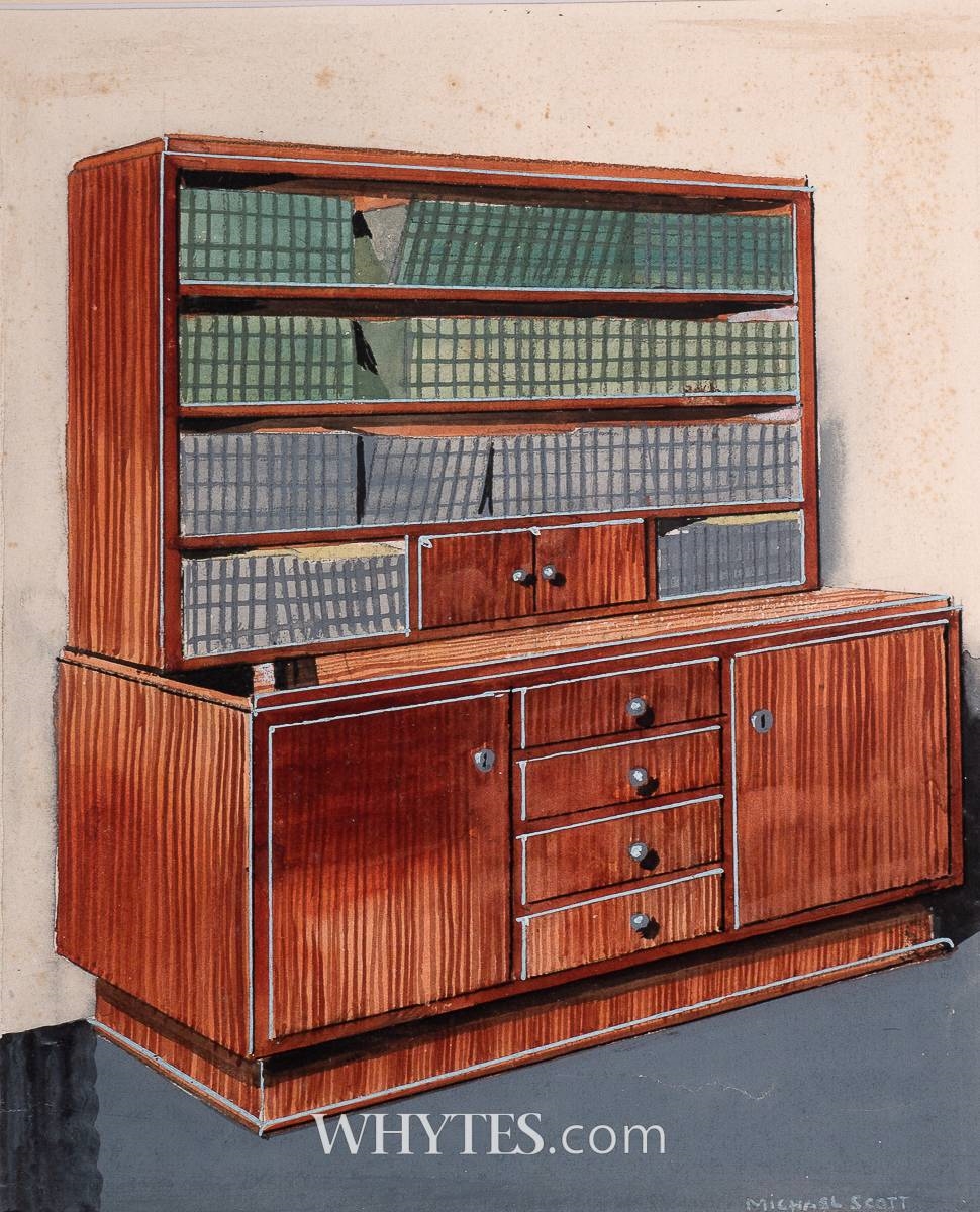 Michael Scott | STUDY OF A BOOK CABINET | MutualArt