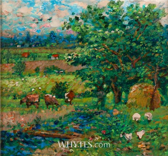 Jack Cudworth | GREEN LANDSCAPE | MutualArt