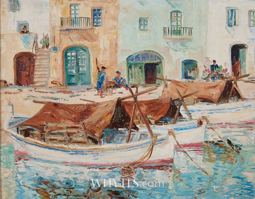 Fergus O'Ryan | SPANISH FISHING BOATS | MutualArt