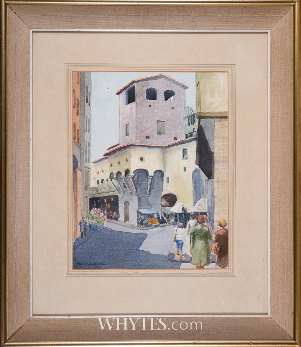 Reginald J. Hobbs | VIEW OF THE PONTE VECCHIO - FLORENCE | MutualArt