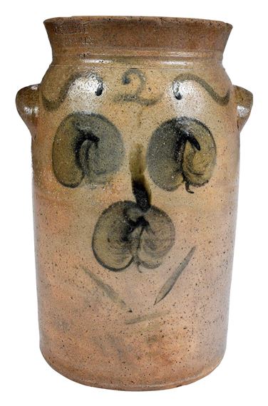 Charles S. Kine | Charles S. Kline Georgia Stoneware Churn | MutualArt