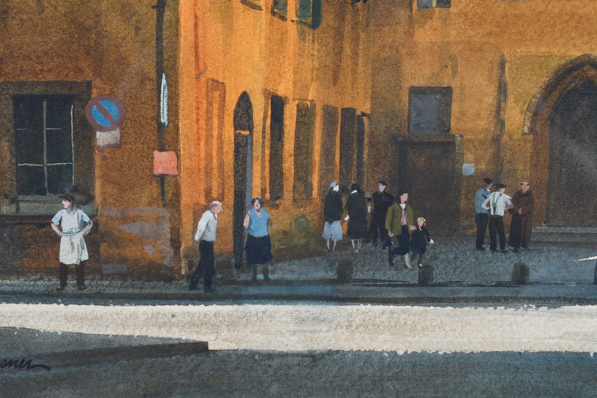 Odgen Minton Pleissner | Piazza de Carmine | MutualArt