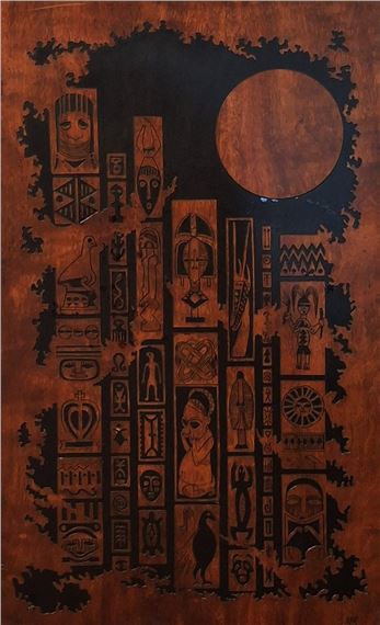 Bill William Hart | African Totem Panel | MutualArt