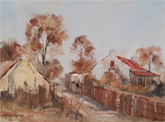 Kobus Petrus Kotzé | Plaas Huisies (84) | MutualArt