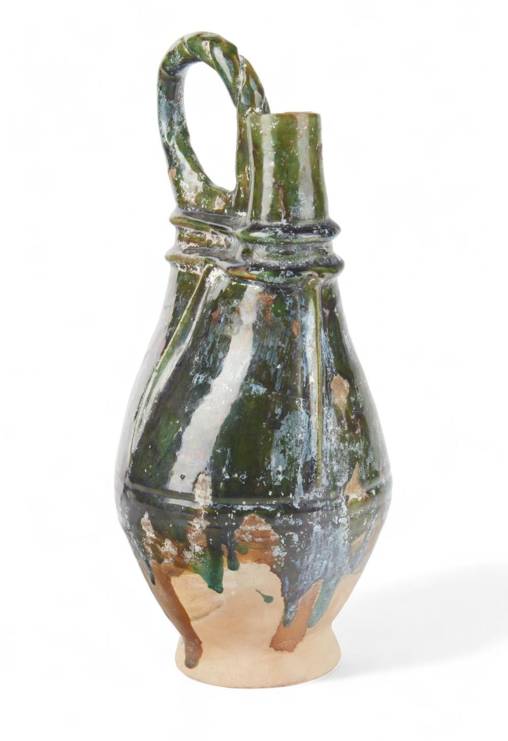 Frederick | A Chinese green glazed pottery ewer | Compare similar ...