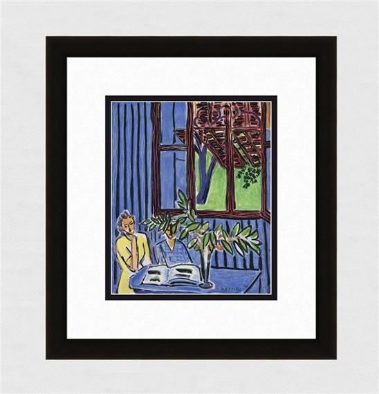 Henri Matisse | Henri Matisse Blue Interior with Two Girls(Deux ...