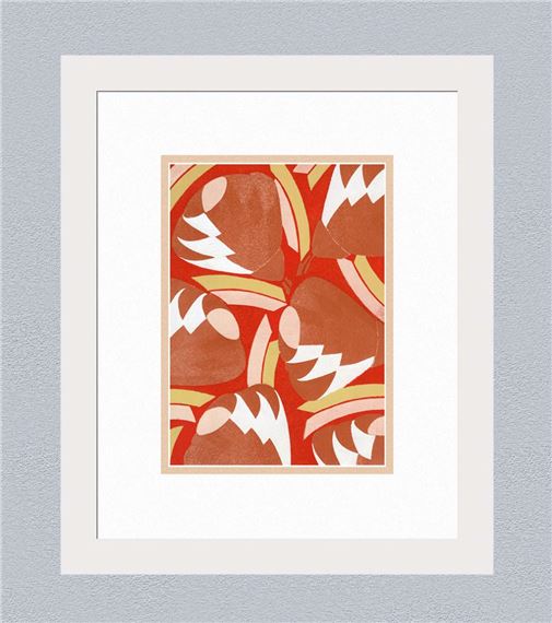 Émile-Allain Séguy | 1930 Seguy Color Pochoir Prismes Framed | MutualArt