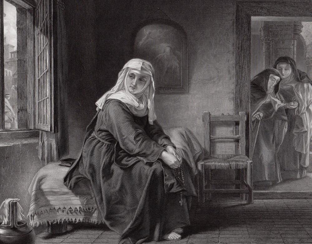 Alfred Elmore | The Novice (1865) | MutualArt