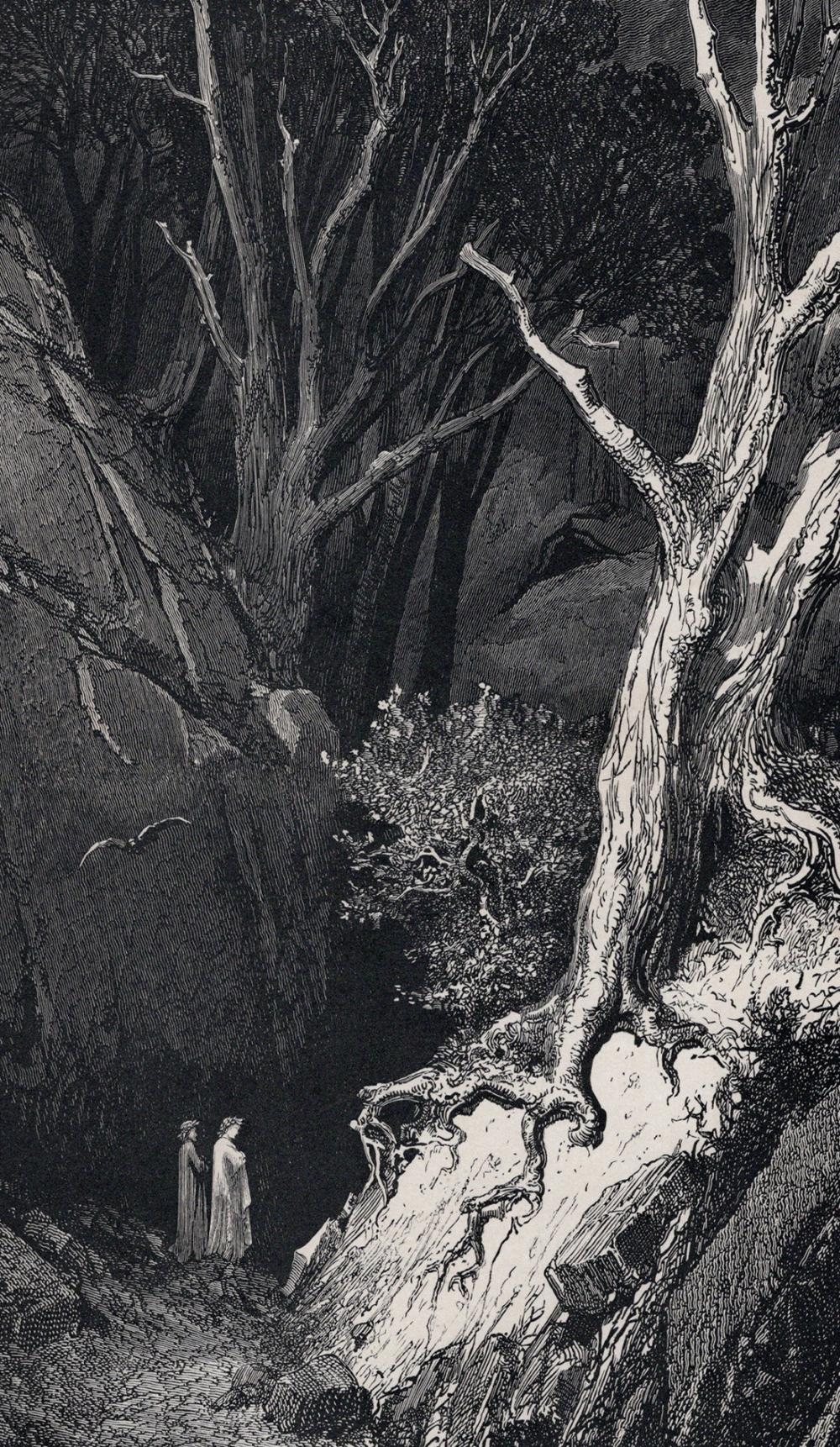 Gustave Doré | SIGNED 1800s Gustave DORE DIVINE COMEDY Wood Engraving ...