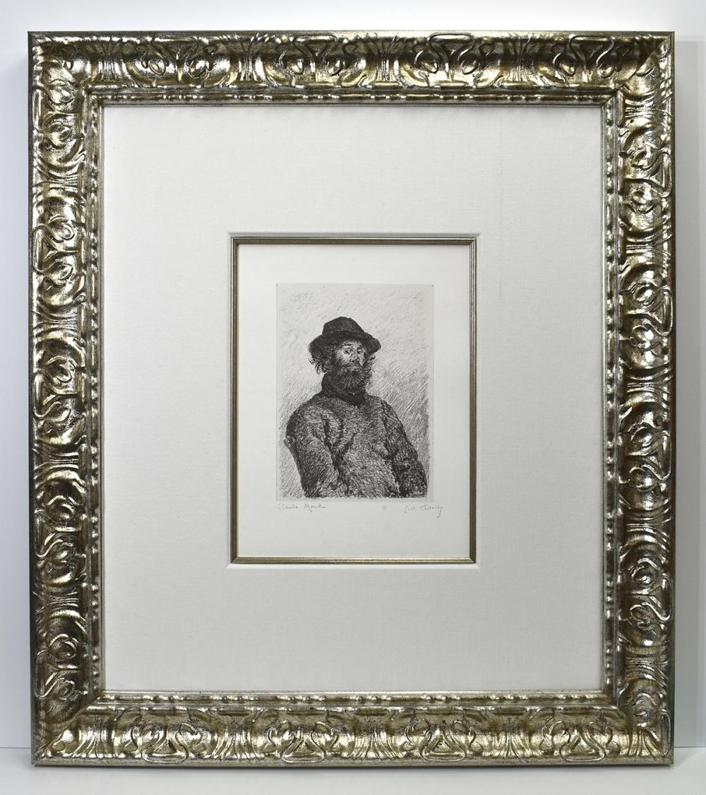 Claude Monet | Claude Monet 1890 Lithograph Portrait de Poly Hand ...
