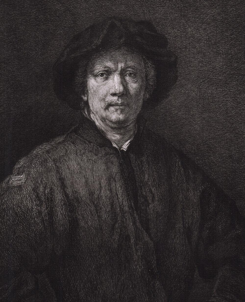 Rembrandt van Rijn | Rembrandt Rjin Portrait 1874 etching | MutualArt